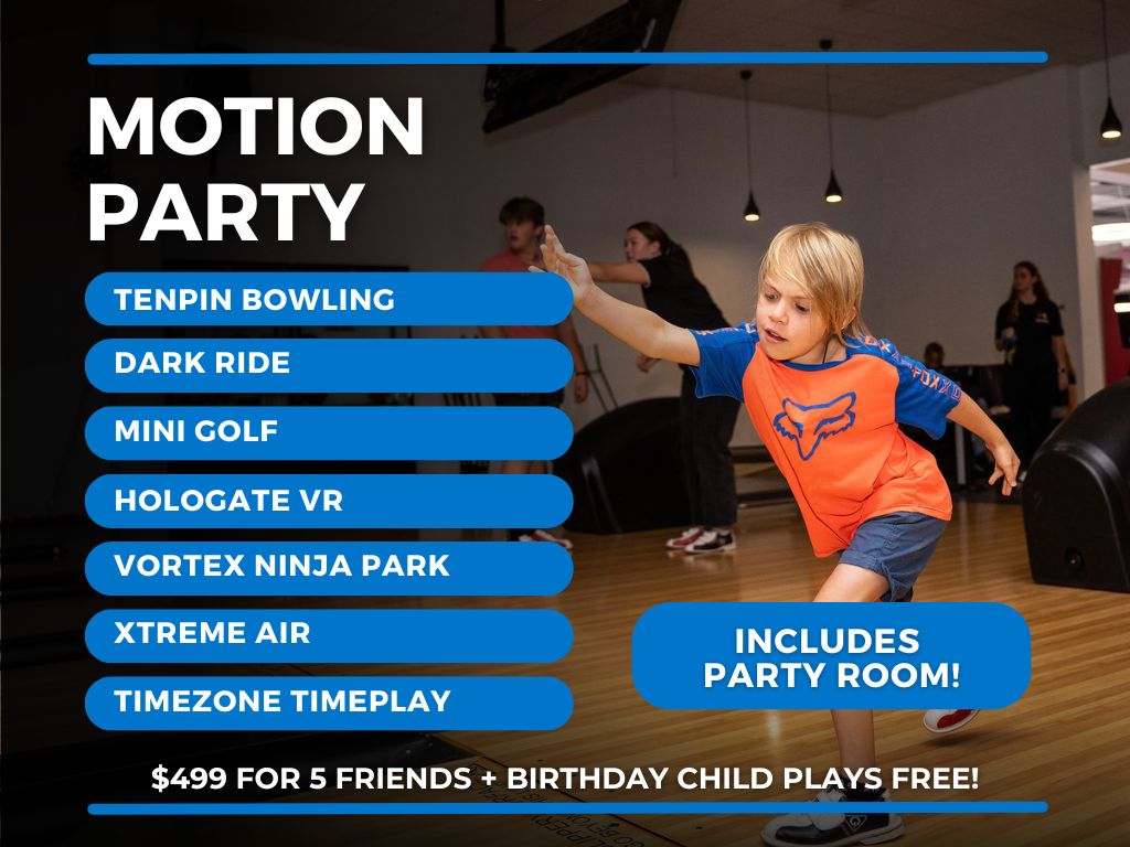 Rotorua Party Venue | Kids Birthday Parties | Motion Entertainment
